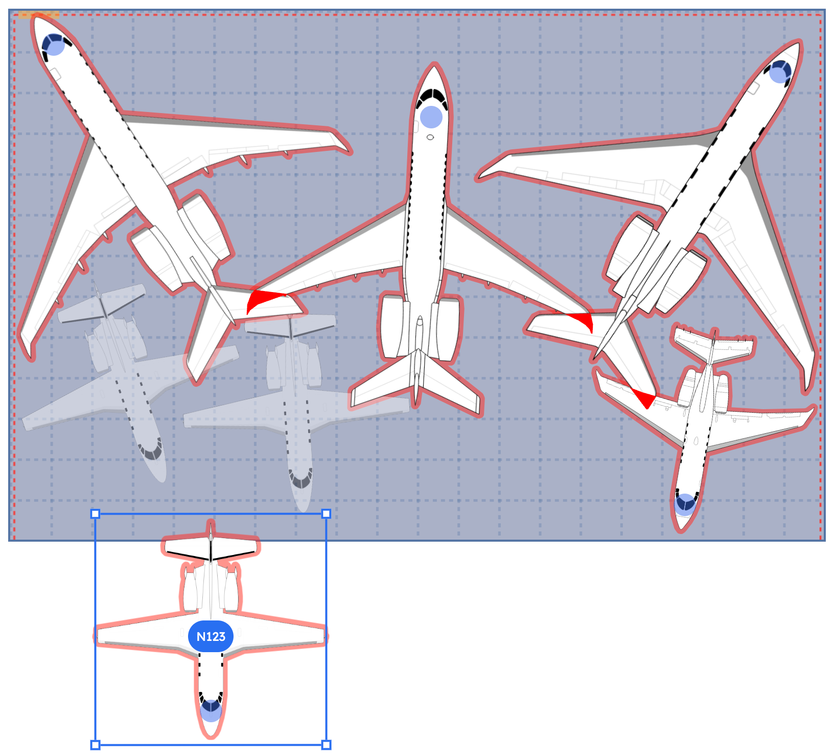 AirPlx - Aircraft Hangar Optimization Software | AutoStack 3D Layout Tool